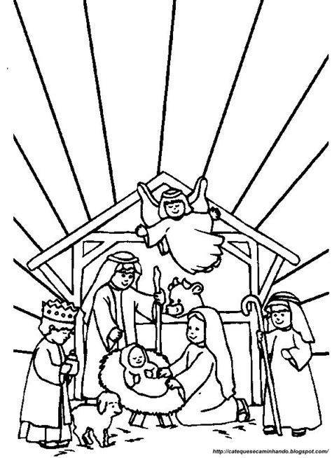 40 imagens do Nascimento de Jesus para pintar Educação Online