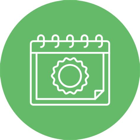 Calendar Generic Color Fill Icon