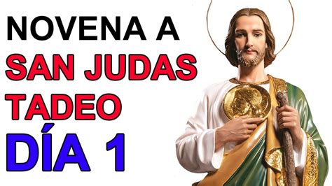 NOVENA MILAGROSA A SAN JUDAS TADEO DÍA 1 19 OCTUBRE YouTube