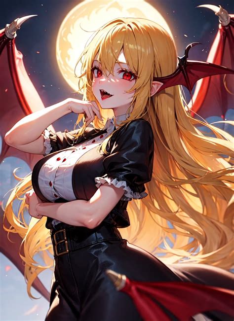 Serban on Twitter RT Elna ai3 Vampire AIイラスト AIart