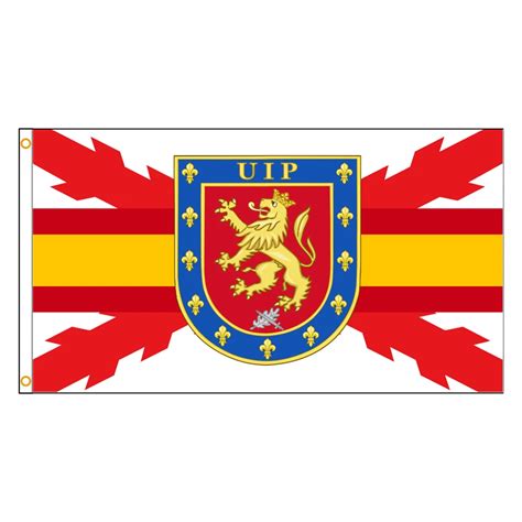 Bandera UIP Del Cuerpo Nacional De Polic A Cruz De Espa A De Borgo A