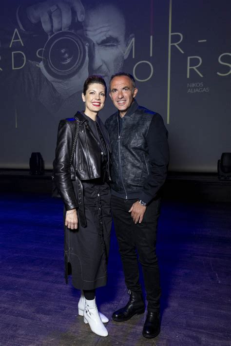 Photo Exclusif Nikos Aliagas Et Sa Femme Tina Grigoriou