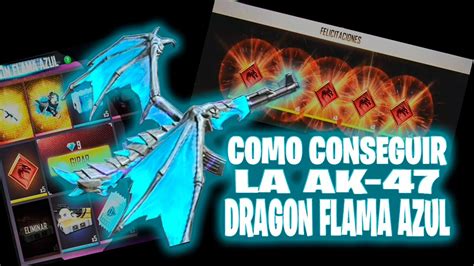 Como Conseguir La Ak Dragon Flama Azul Al Primer Tiro Youtube