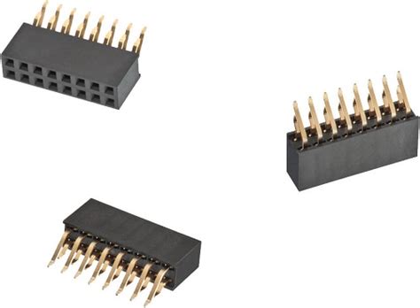 2 0mm Pitch Female Header Connector Height 6 35mm SMD KLS Connector