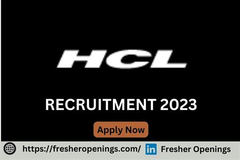 HCL Recruitment Drive 2023 Hiring As Lead Engineer Bangalore
