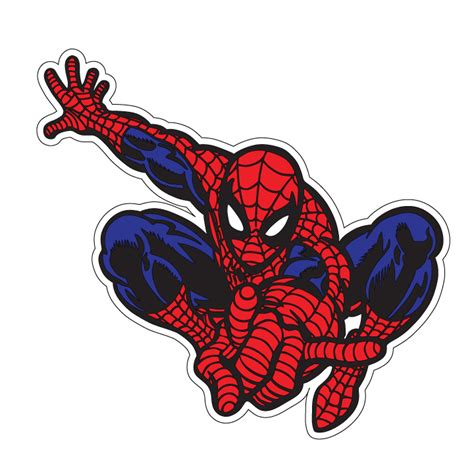 Spider Man Jumping 5 Vinyl Sticker Printed Vinyl Decal AG Design