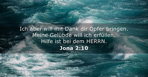 22 Januar 2024 Bibelvers Des Tages Jona 2 10 DailyVerses Net
