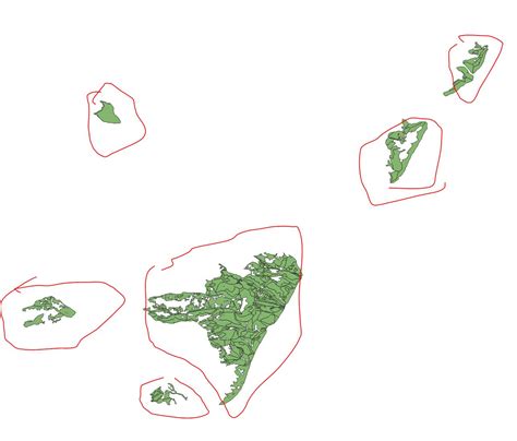 Qgis Joining Polygons Touching And Merging In One Geographic