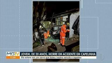 MG Inter TV 1ª Edição Vales MG Jovem morre após acidente em