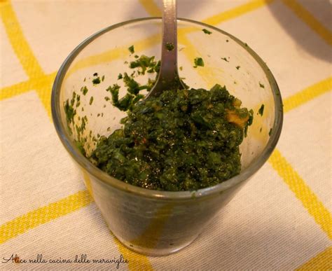 Bagnet Piemontese Salsa Verde Ricetta Condimento Alice Nella
