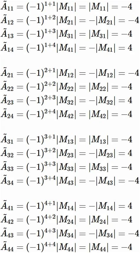 how to find the inverse matrix of a 4x4 matrix semath info