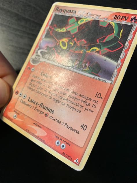 Carte Pok Mon Rayquaza Ex Fant Mes Holon Fran Aise Ebay