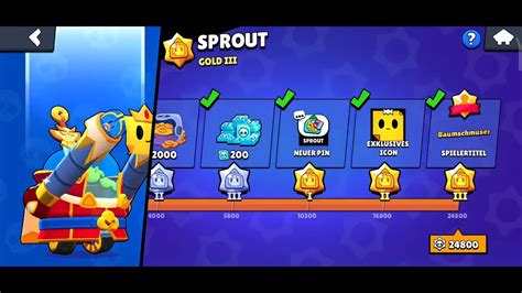 Brawl Stars Sprout Gold III Mastery YouTube