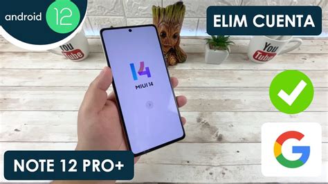 Eliminar Cuenta De Google Xiaomi Redmi Note 12 Pro YouTube