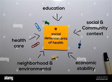 Soziale Determinanten Der Gesundheit Methode Text Mit Keywords Auf Dem