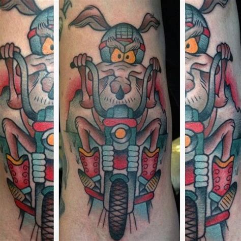Looney Tunes Tattoos For Men Inspiration Guide Cartoon