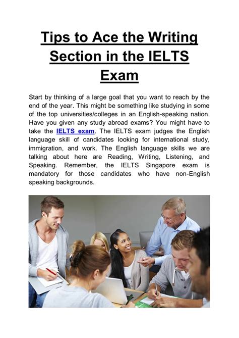 Ppt Tips To Ace The Writing Section In The Ielts Exam Powerpoint