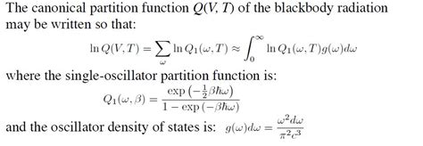 solved the canonical partition function q v t of the