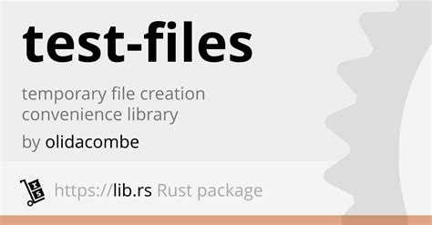 Testfiles Rust Filesystem Library Lib Rs