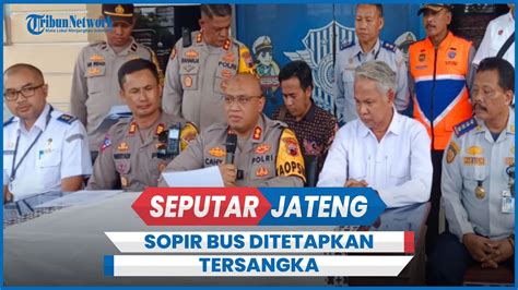 Kecelakaan Maut Bus Rosalia Indah Di Tol Batang Semarang KM 370 Sopir