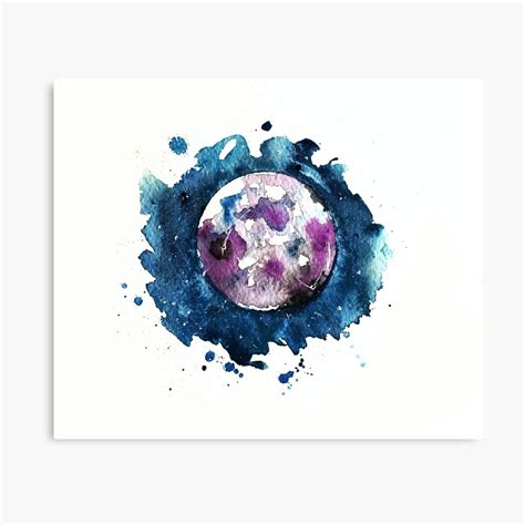 Legibilidad Digerir Elevado Dibujo Luna Acuarela Complicado Sembrar Ruptura