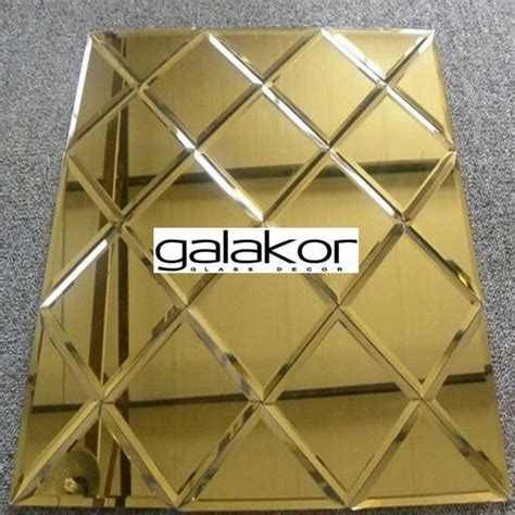 Lustro Fazowane Glamour Samoprzylepne X Z Ote P Ytki