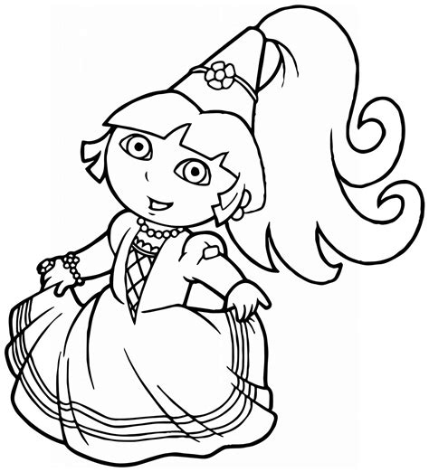 Desenhos De Dora Aventureira Para Pintar E Colorir Como Fazer Em Casa