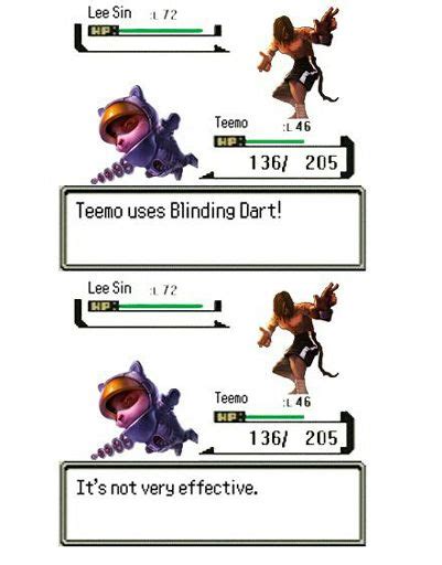 Teemo Vs Lee Sin In A Nutshell League Of Legends Official Amino