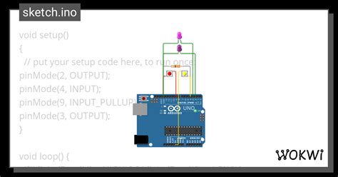 pulldown E pullup se senão Wokwi ESP32 STM32 Arduino Simulator