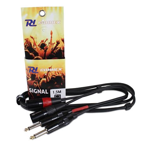 Pd Connex X Xlr Male To X Mm Male Jack Cable M