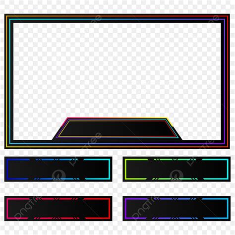 Paneling Clipart Hd PNG Twitch Stream Panels Pack Abstract Set