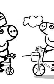 Kolorowanka Świnka Peppa do druku