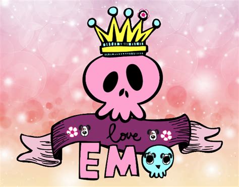 Dibujo de Love Emo pintado por en Dibujos net el día 24 08 15 a las 19