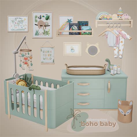 Ddaeng Sims Ddaengsims Sims 4 Boho Baby
