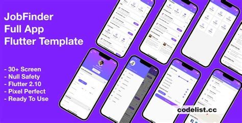 Job Finder V1 0 Full App Template Flutter Premium Scripts Plugins