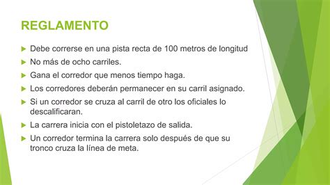 100 METROS PLANOS PPT