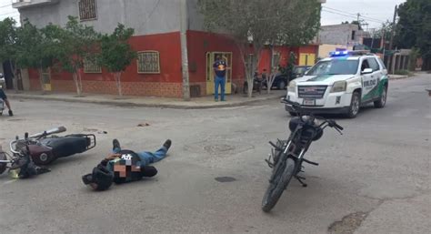 Nuevamente motociclistas chocan entre sí en Gómez Palacio