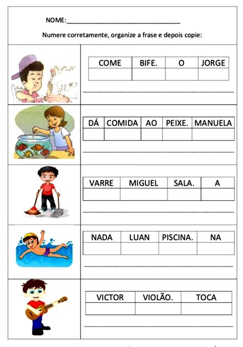 Atividade Complete As Frases