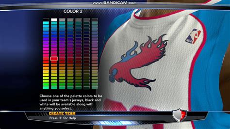 How To Create Your Own Team In Nba K Youtube