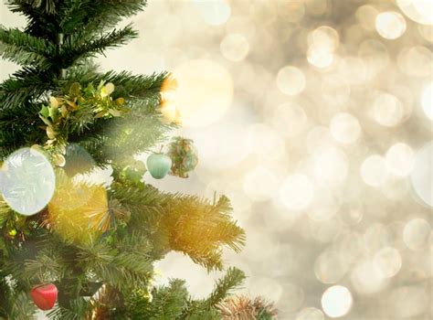 Premium Photo Decorated Christmas Tree
