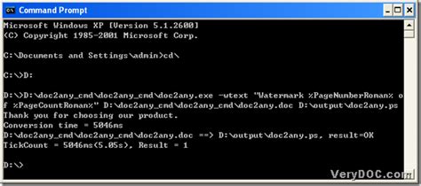 a way to convert word to ps verydoc knowledge base