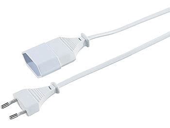 goobay Eurostecker Verlängerung Strom Verlängerungskabel Euro Stecker