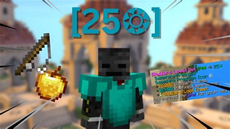 Hitting 25 Stars Sapphire Prestige In Hypixel Skywars YouTube