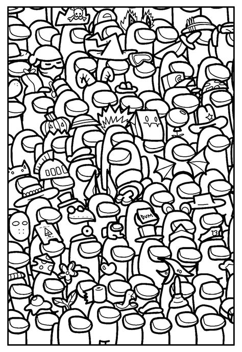 Desenhos De Among Us Para Imprimir E Colorir Pinte Online
