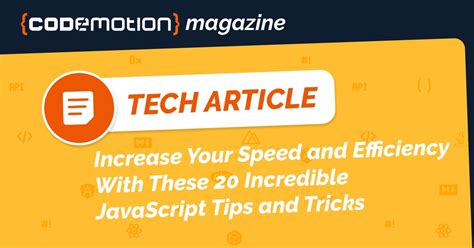 javascript tips speed up your coding codemotion magazine
