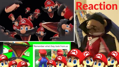 SMG4 Mario Reacts To Nintendo Memes 11 Ft Meggy Reaction Puppet