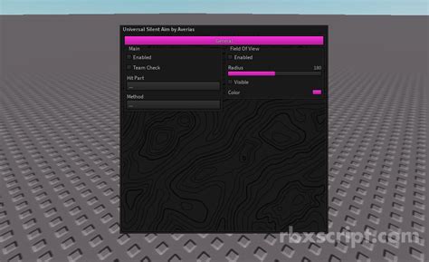 Universal Silent Aim GUI Scripts Rbxscript
