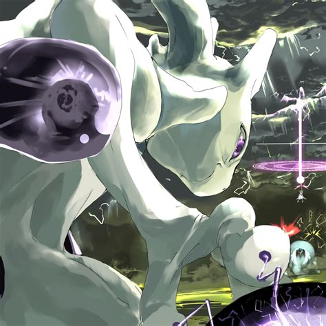 Takamachi Nanoha Mewtwo Articuno Zapdos And Moltres Pokemon And 2