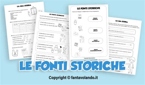 Le Schede Didattiche Di Fantavolando Per La Scuola Primaria Storia