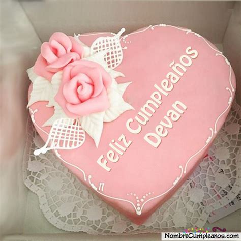 Feliz Cumpleaños Devan Tartas Tarjetas Deseos